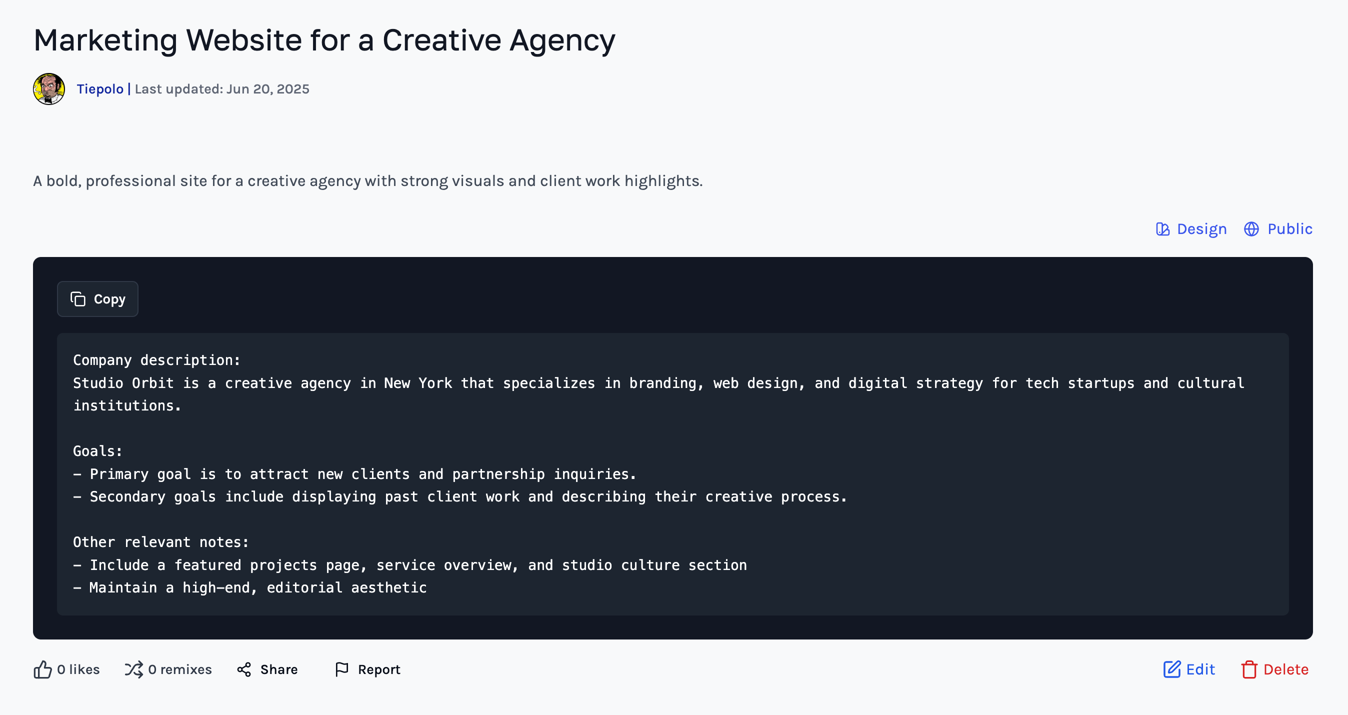 Musebox - Discover, Share & Optimize AI Prompts